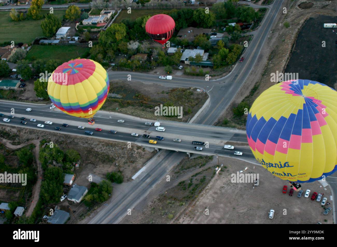 Hot air balloons at the Albuquerque Balloon Fiesta Stock Photo - Alamy