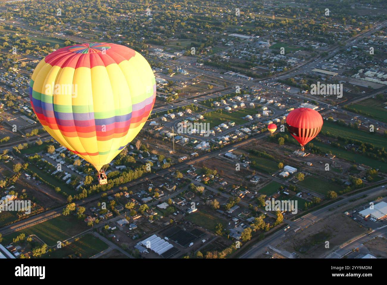 Hot air balloons at the Albuquerque Balloon Fiesta Stock Photo - Alamy