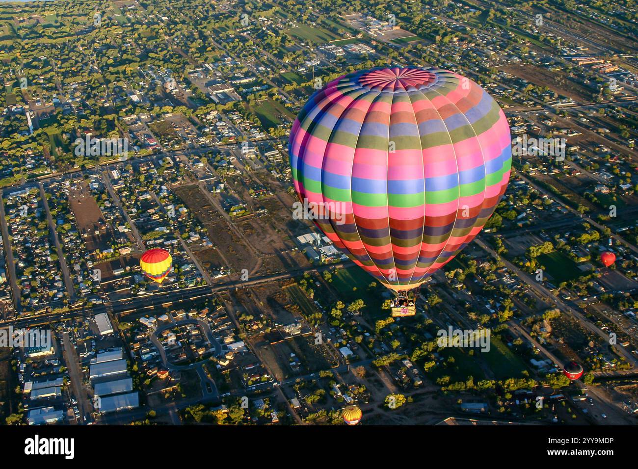 Hot air balloons at the Albuquerque Balloon Fiesta Stock Photo - Alamy