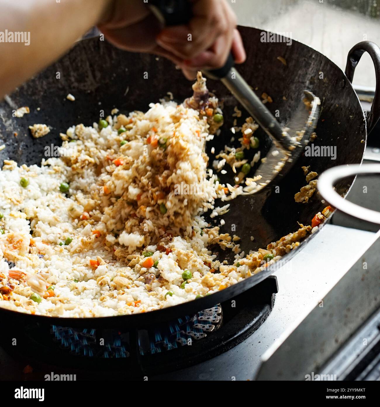 Traditional Vietnamese Cơm Tấm (broken rice) dish served with grilled ...