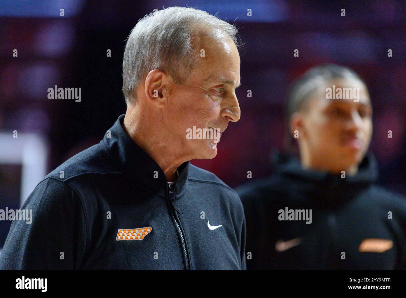 Tennessee head coach Rick Barnes during an NCAA college basketball game ...