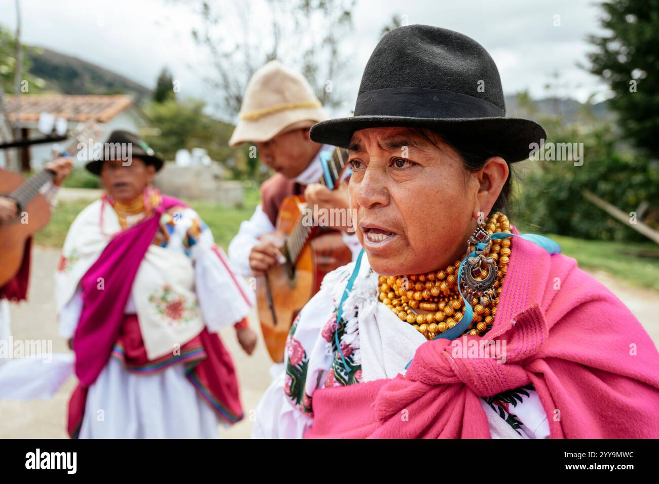 Chilco Community, Angochagua Parochia, Imbabura Province, Ecuador Stock ...