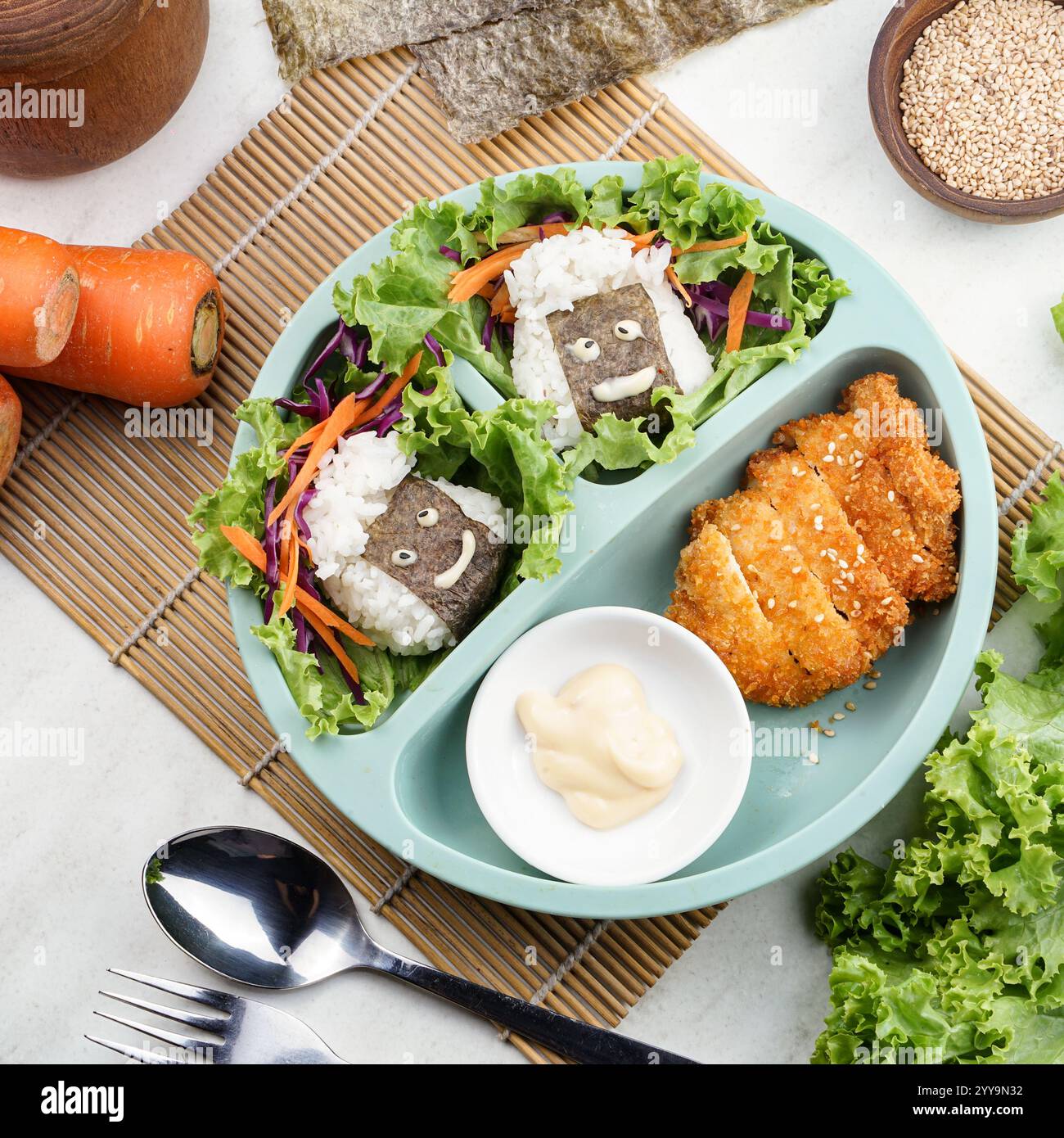 Bento plating hi-res stock photography and images - Alamy