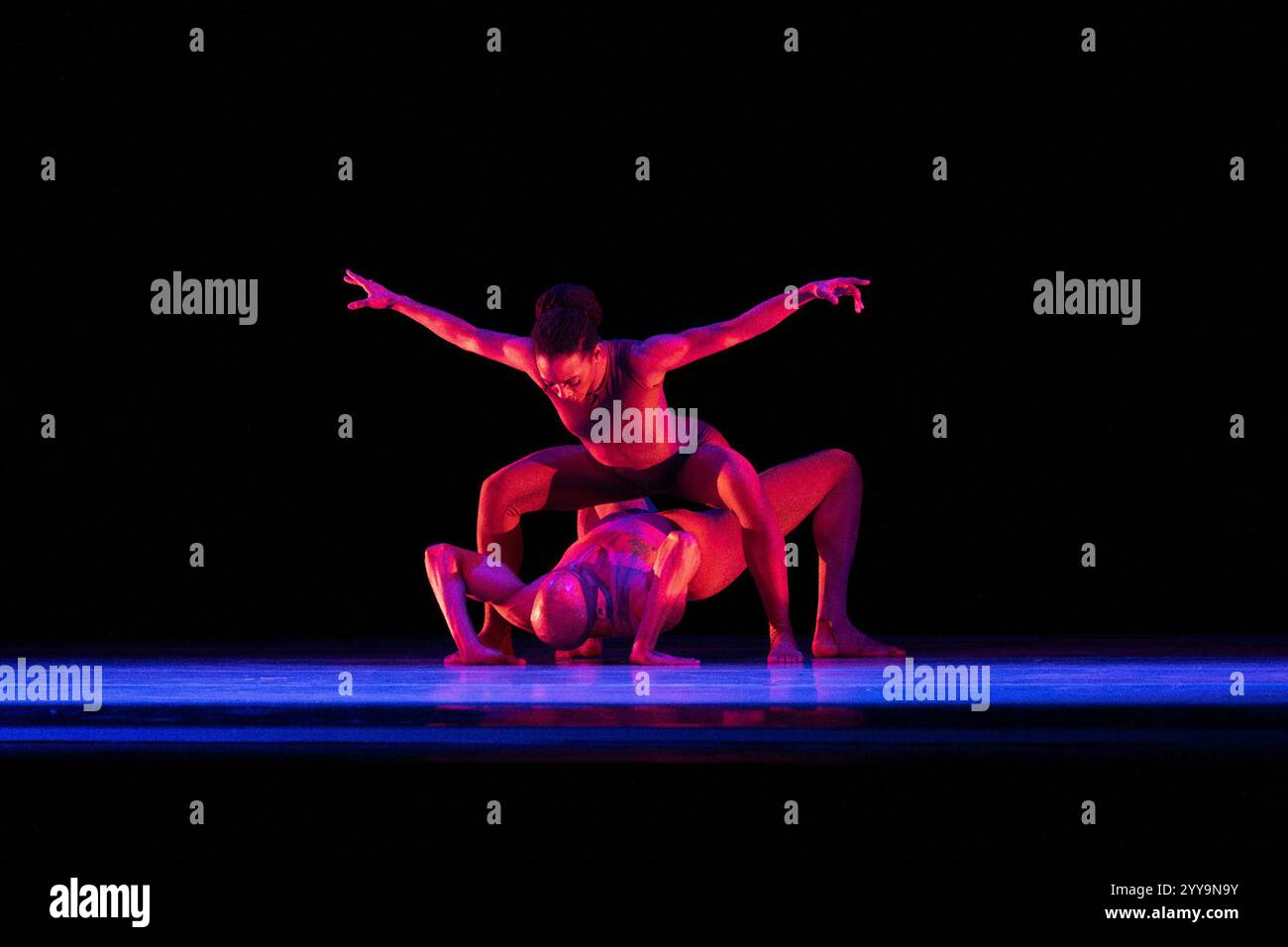 New York, USA. 19th Dec, 2024. Alvin Ailey Dance Theater rehearsal of ...