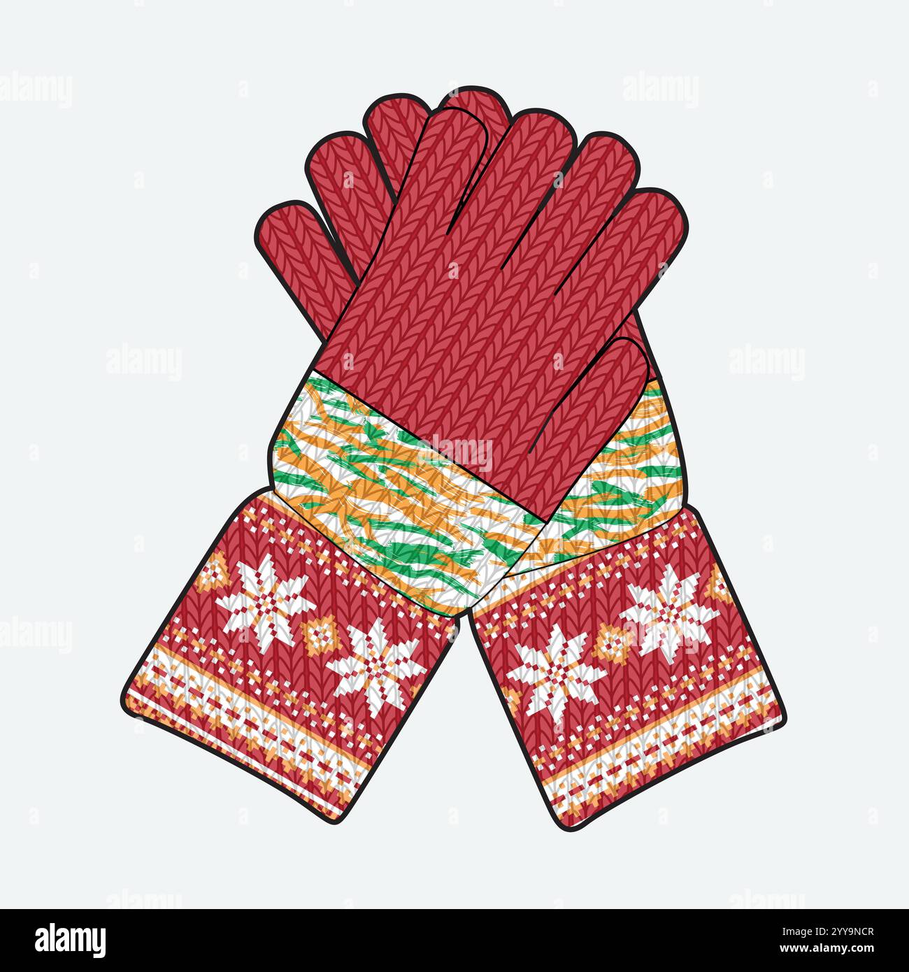 Design knitted Stock Vector Images - Alamy