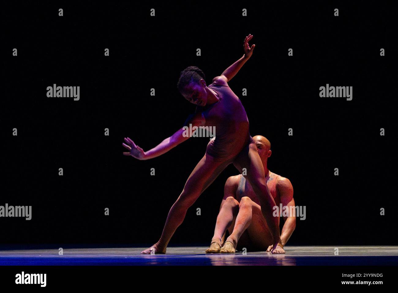 New York, USA. 19th Dec, 2024. Alvin Ailey Dance Theater rehearsal of ...