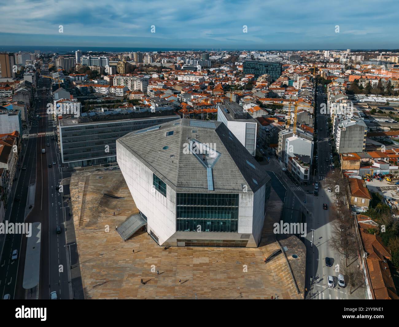 Porto, Portugal - December 16, 2024: Aerial drone view of Porto ...
