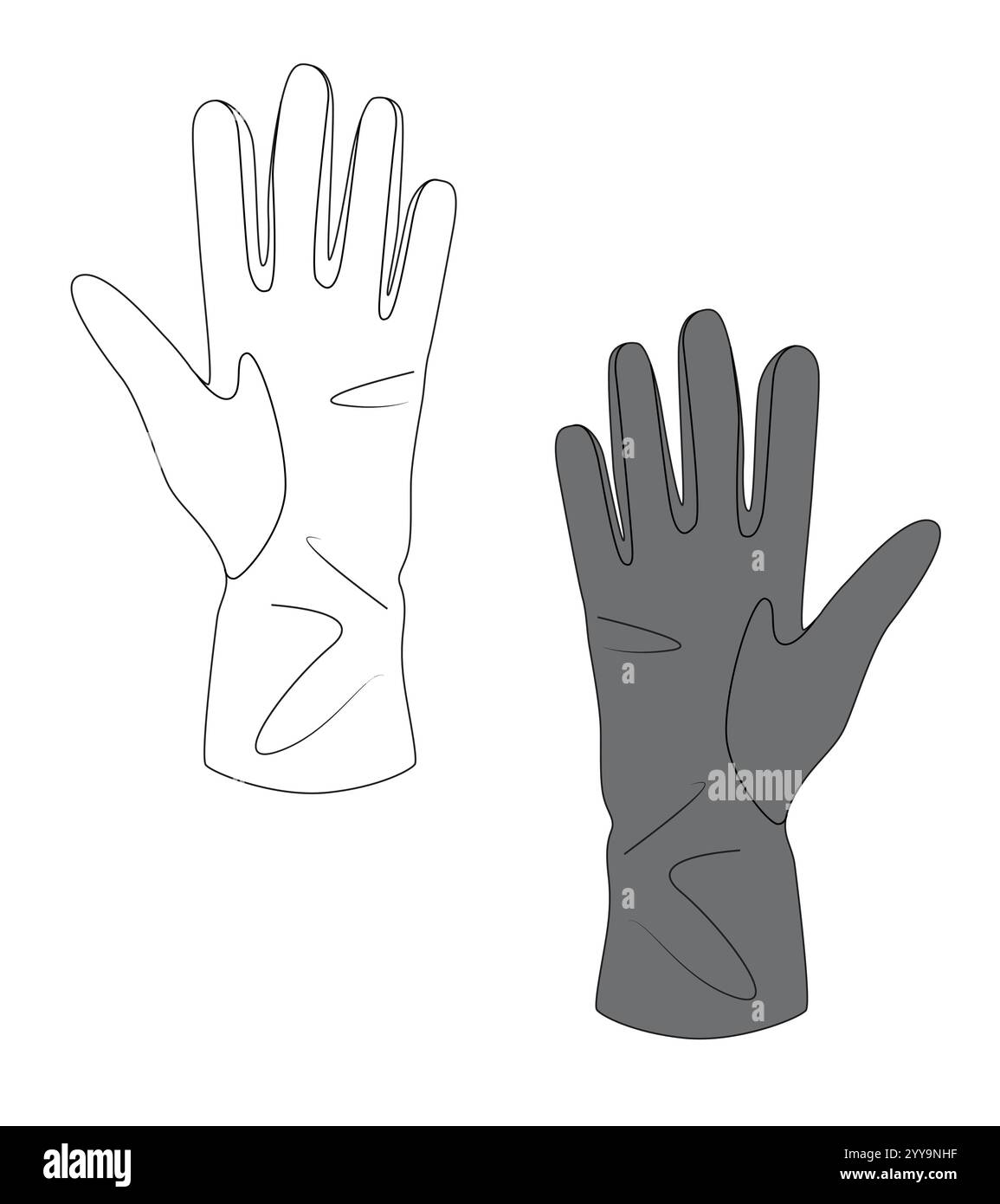 Kevlar gloves vector hi-res stock photography and images - Alamy
