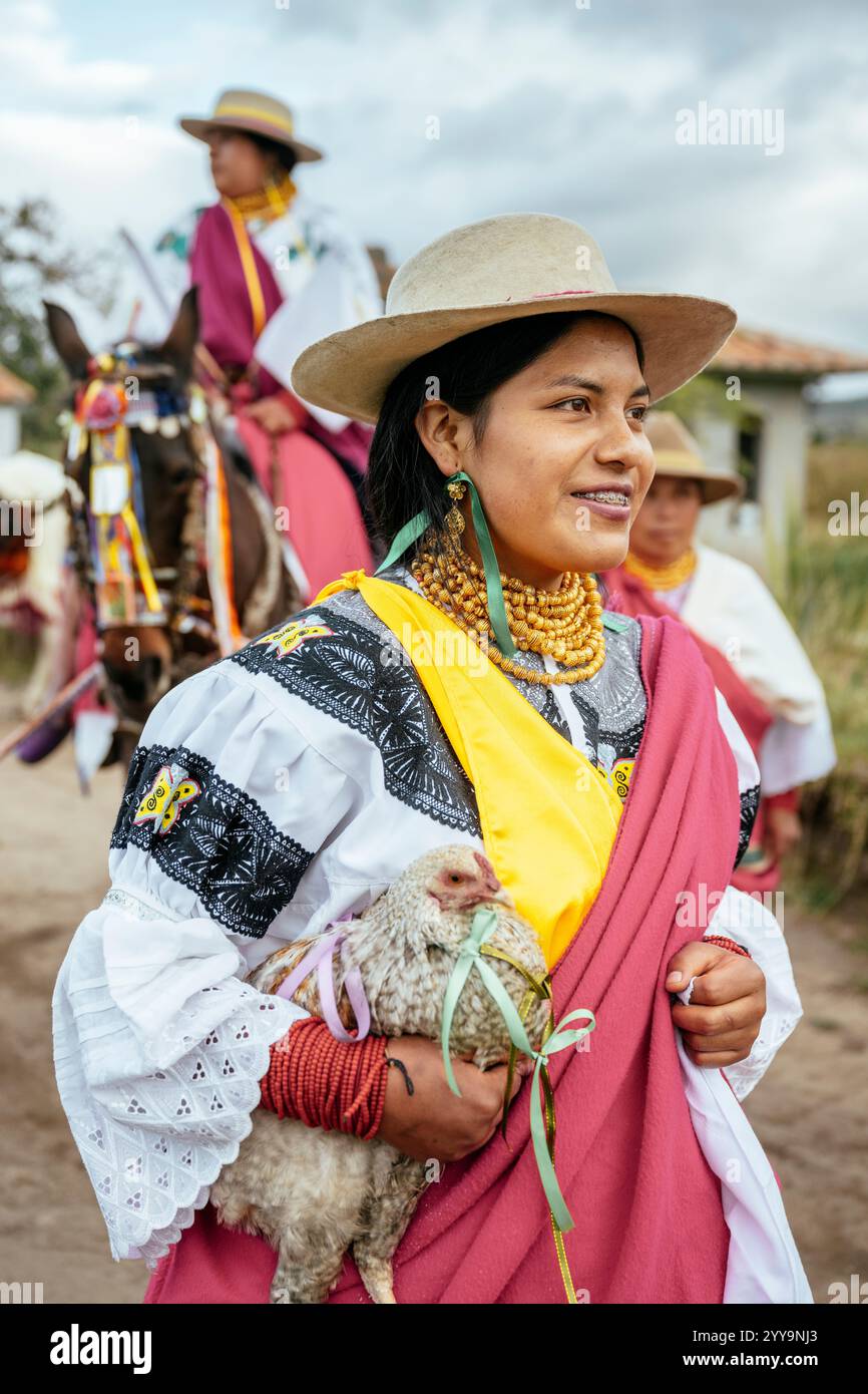 Festival of Light (Inti raymi festival) Cochas Community, Angochagua ...