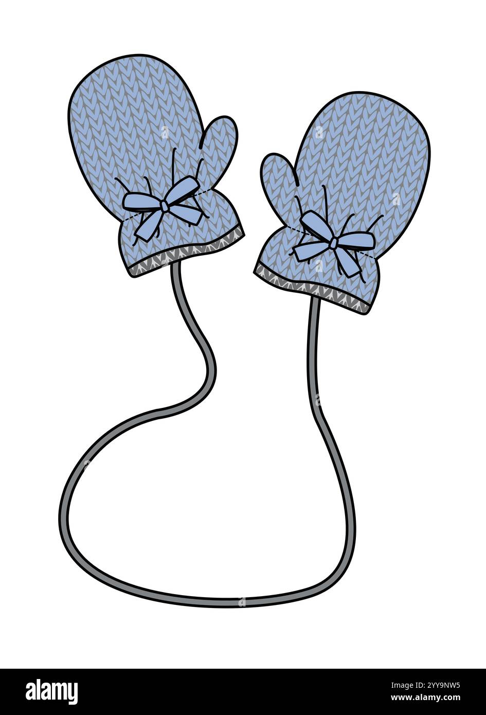 Kids mittens template hi-res stock photography and images - Alamy