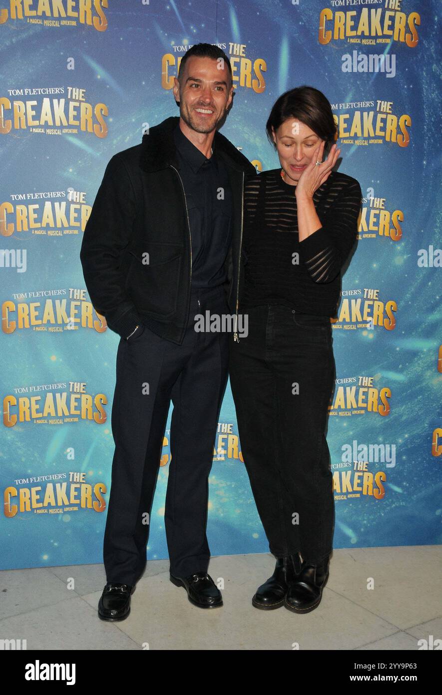 London, UK. 19th Dec, 2024. Matt Willis and Emma Willis at "The ...