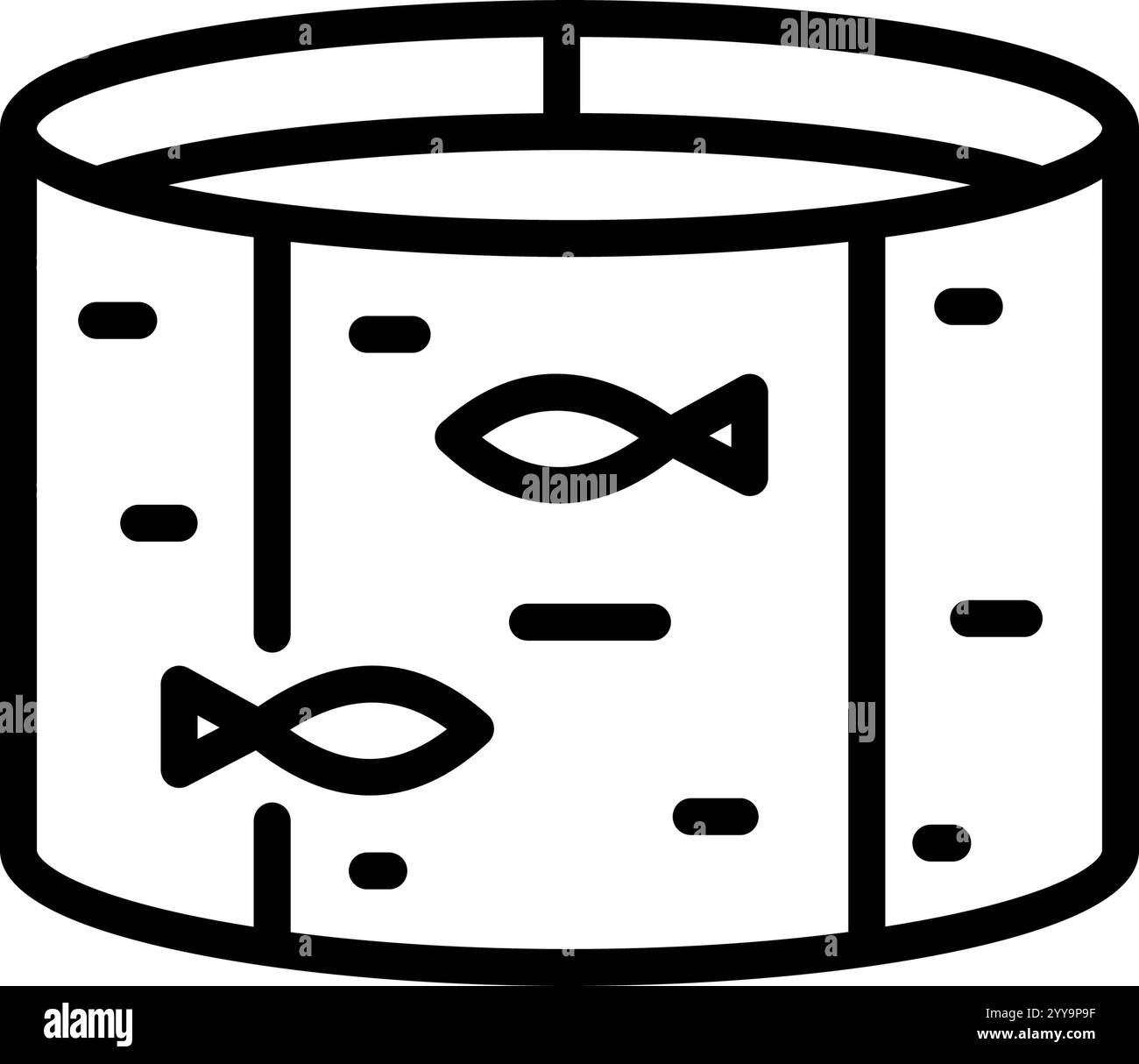 Fish farming in tanks Black and White Stock Photos & Images - Alamy