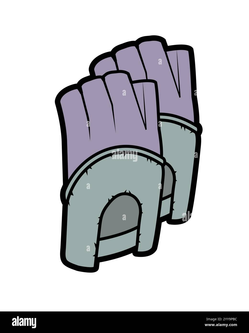 Man fingerless gloves hi-res stock photography and images - Alamy