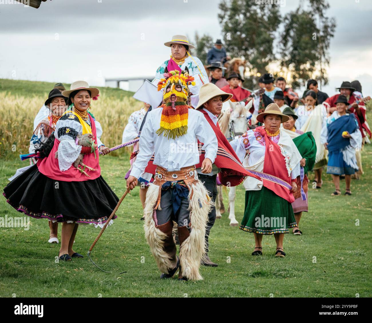 Festival of Light (Inti raymi festival) Cochas Community, Angochagua ...