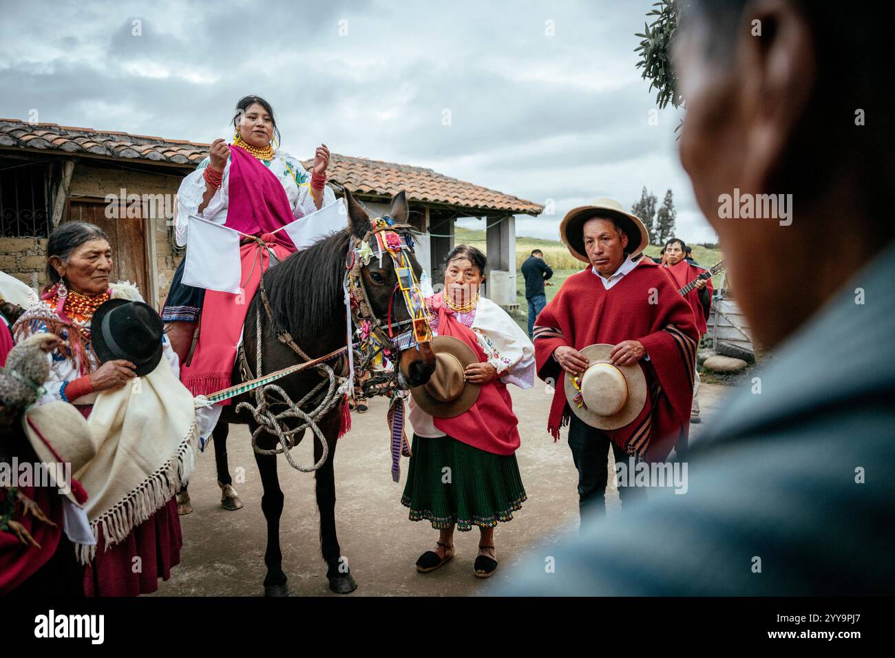 Festival of Light (Inti raymi festival) Cochas Community, Angochagua ...