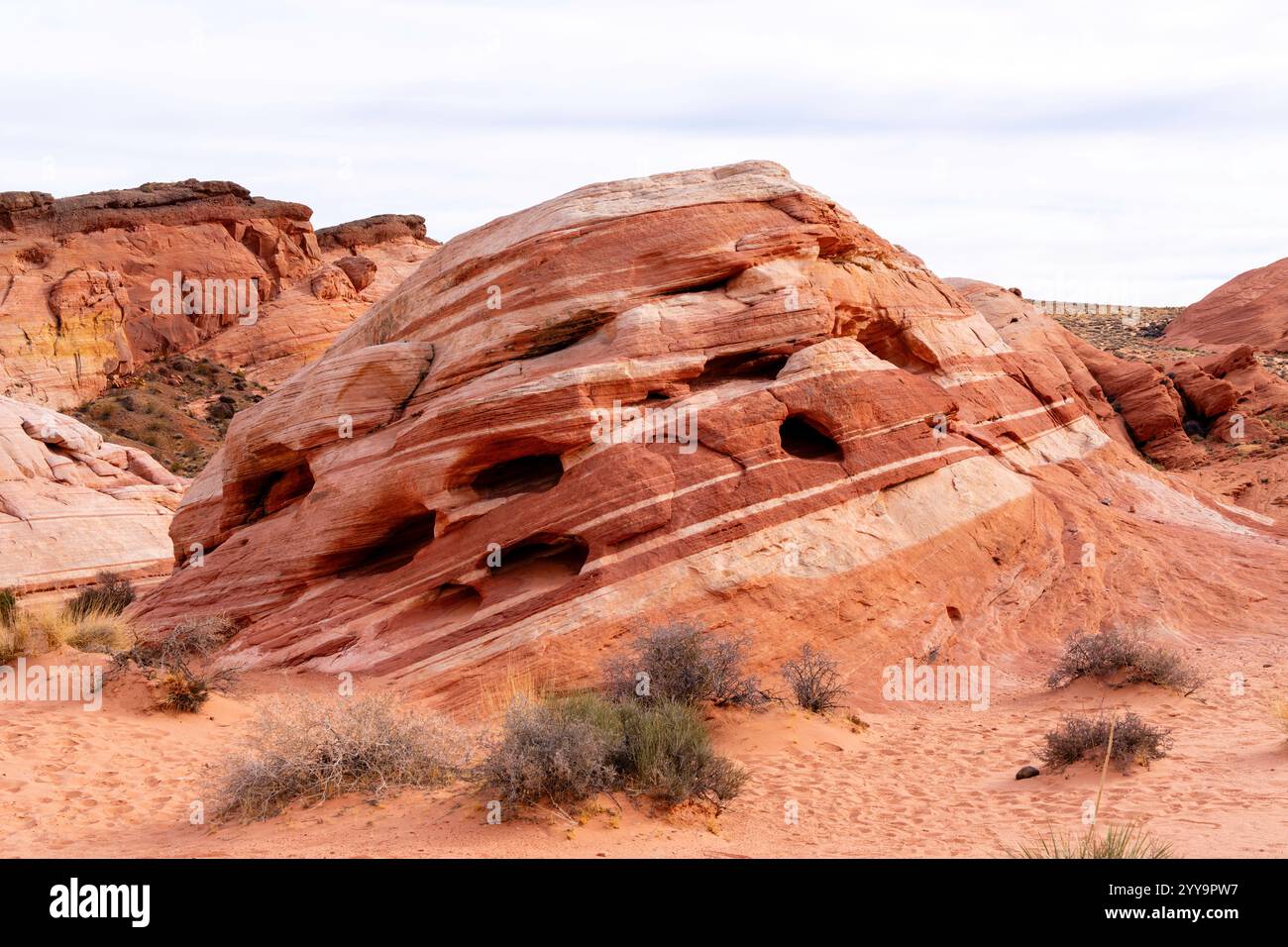 Photograph of Valley of Fire State Park along the trail to the Fire ...