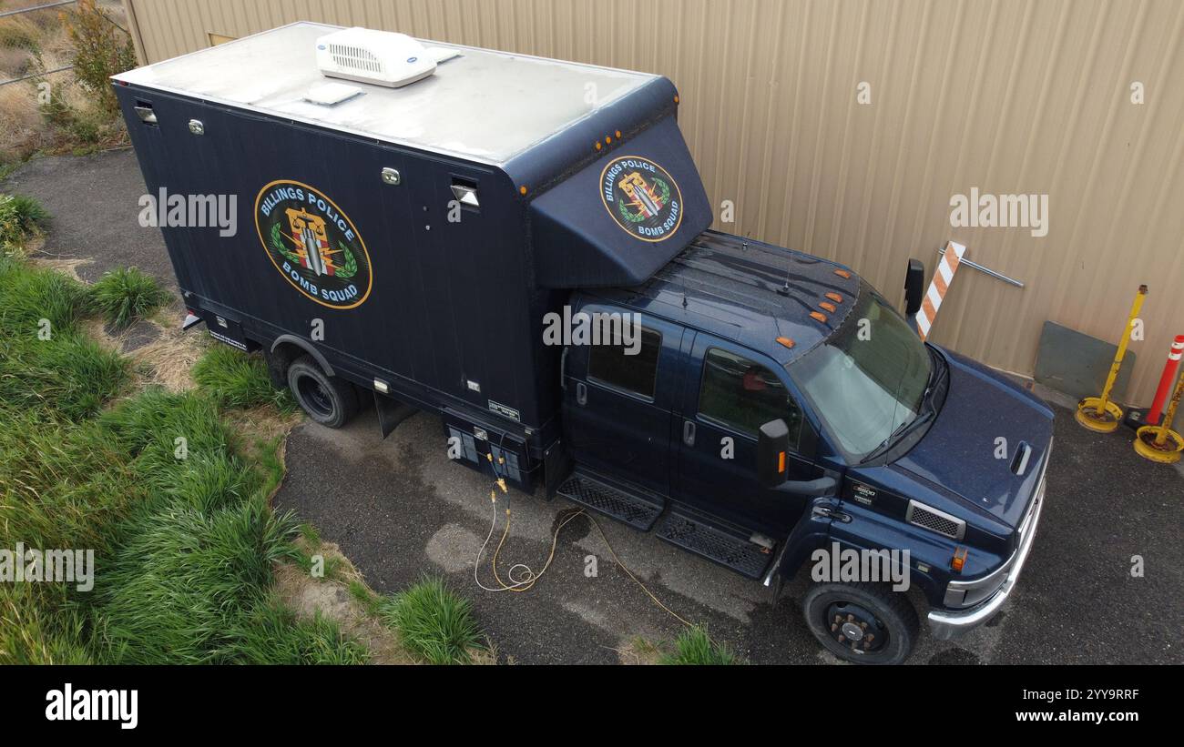 Billings Police Department Bomb Squad vehicle Stock Photo - Alamy