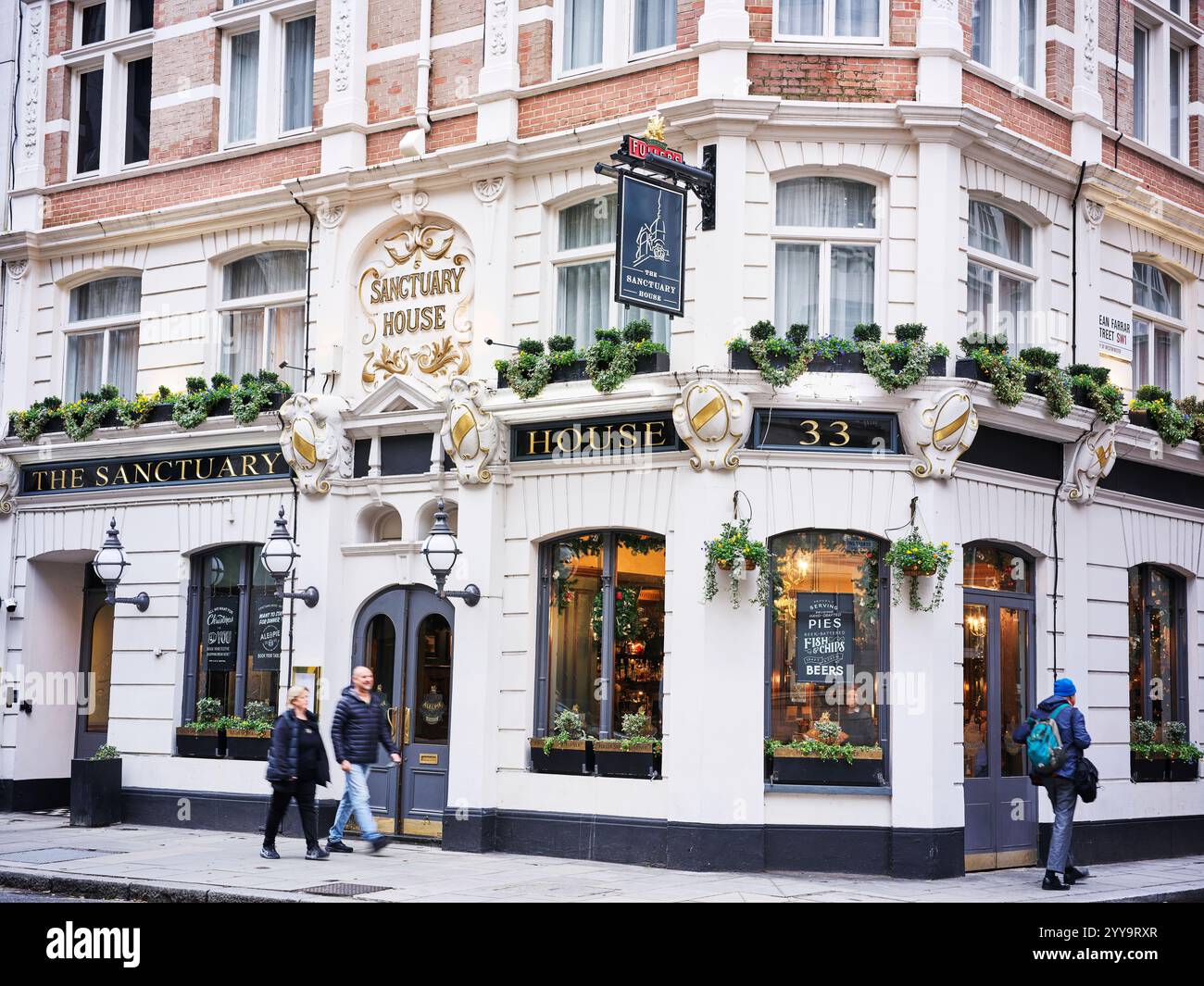 The Sanctuary House pub, London, England Stock Photo - Alamy