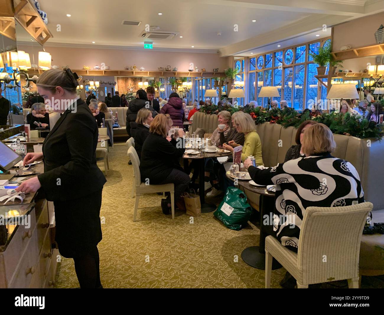 Betty tea shop in Ilkley Yorkshire England food eating afternoon tea ...