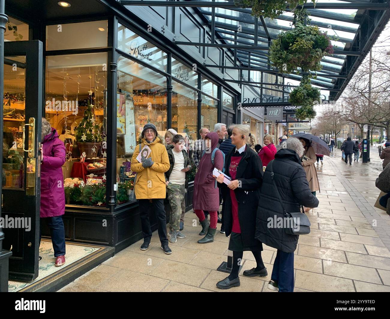 Betty tea shop in Ilkley Yorkshire England food eating afternoon tea ...