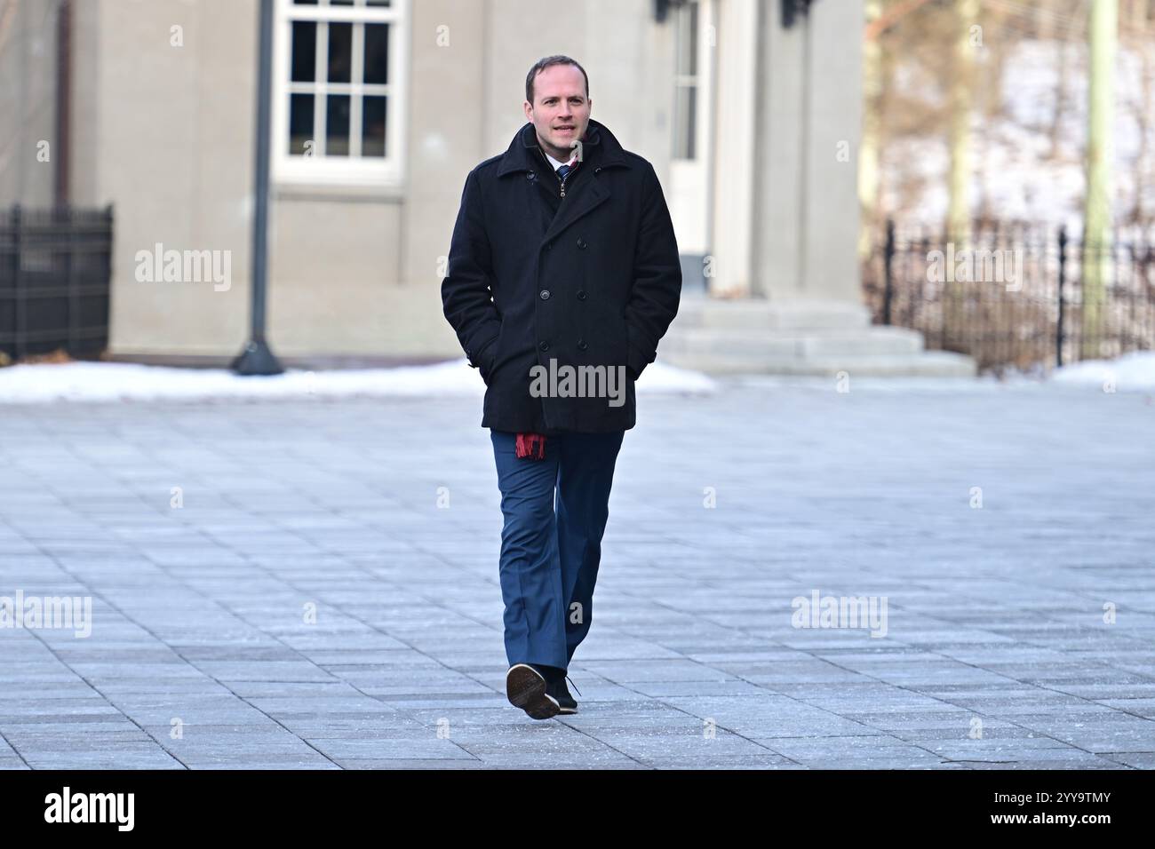 Ottawa, Canada. 20th Dec, 2024. Liberal MP Nathaniel Erskine-Smith ...