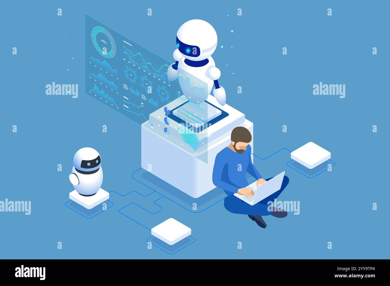 Futuristic insights Stock Vector Images - Alamy