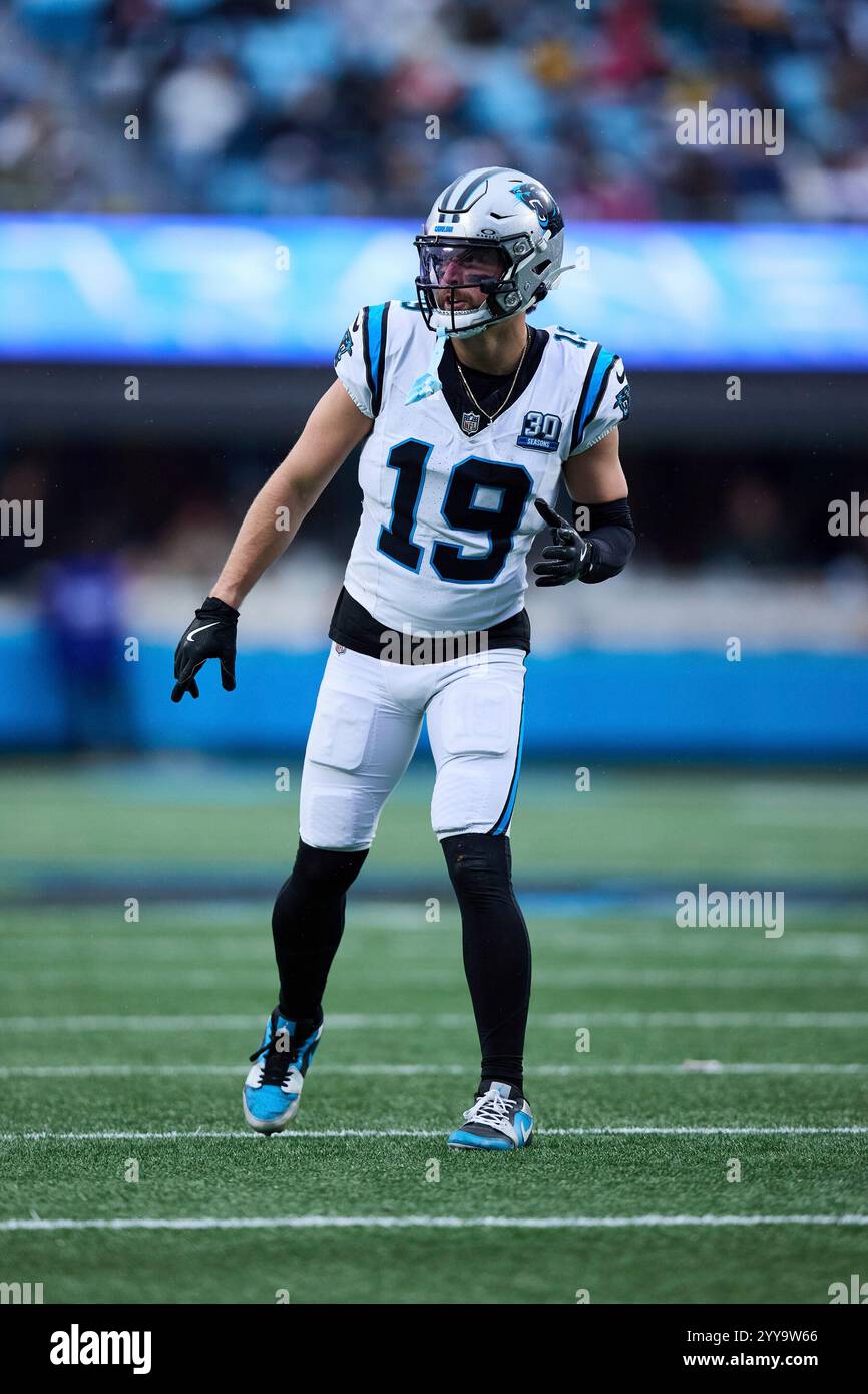 Carolina Panthers wide receiver Adam Thielen (19) lines up on offense ...