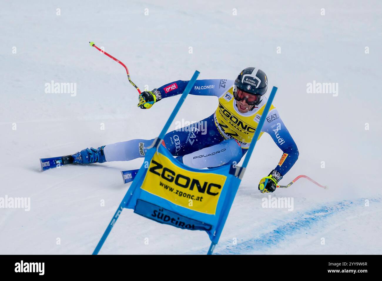 Val Gardena, Italy. 20 December, 2024 ZAZZI Pietro (ITA) competing in ...
