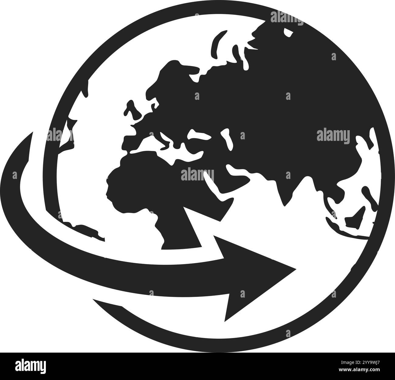 Globe surrounded Black and White Stock Photos & Images - Alamy