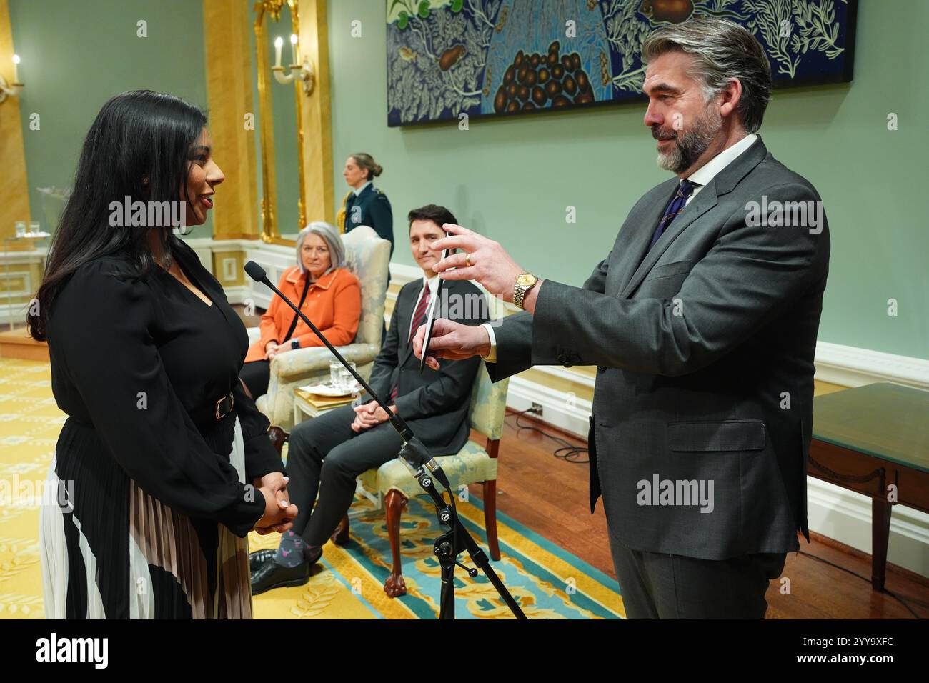 Ottawa, Canada. 20th Dec, 2024. Minister of Democratic Institutions ...