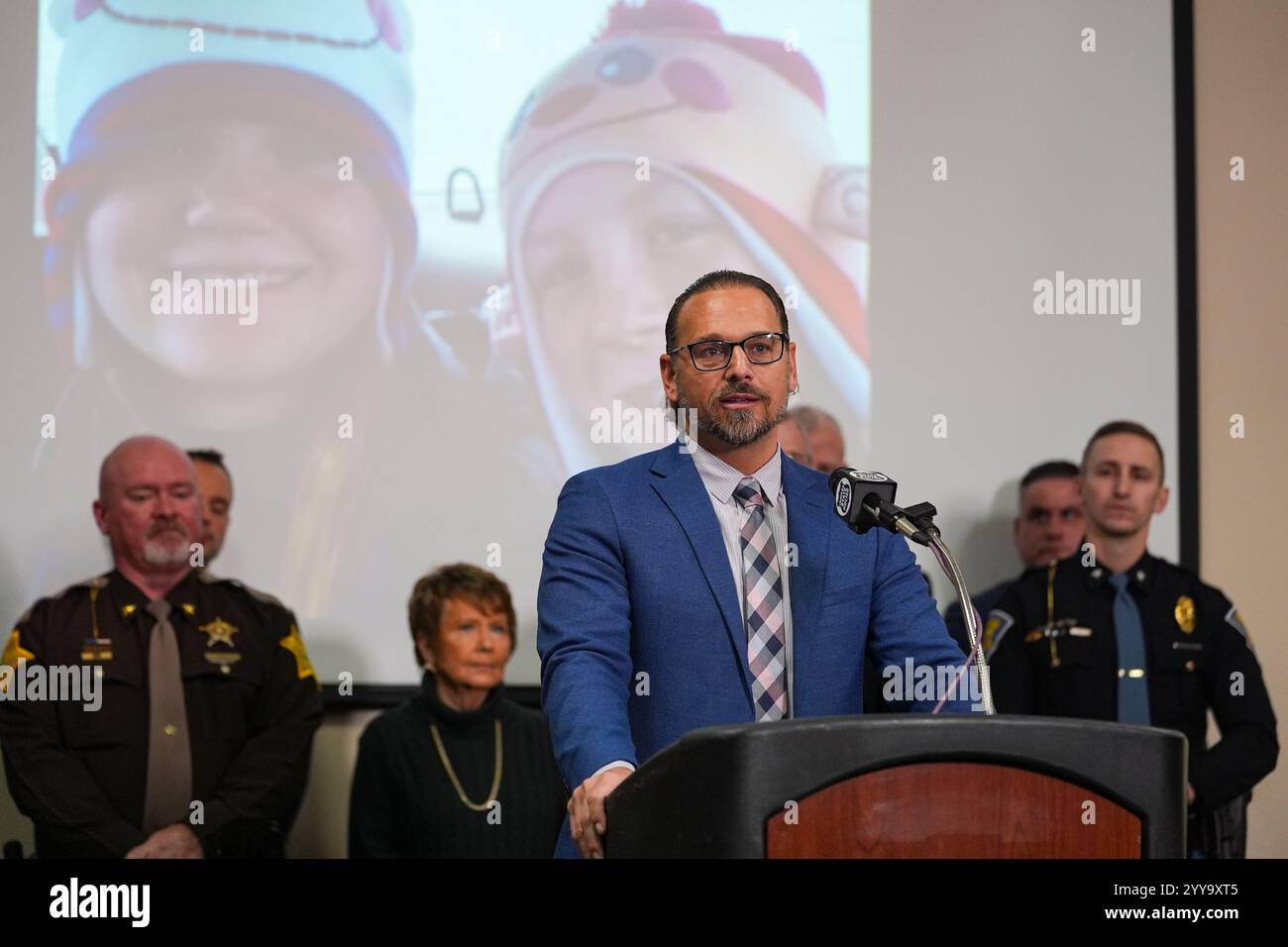 Carroll County Prosecutor Nicholas McLeland speaks after the sentencing ...