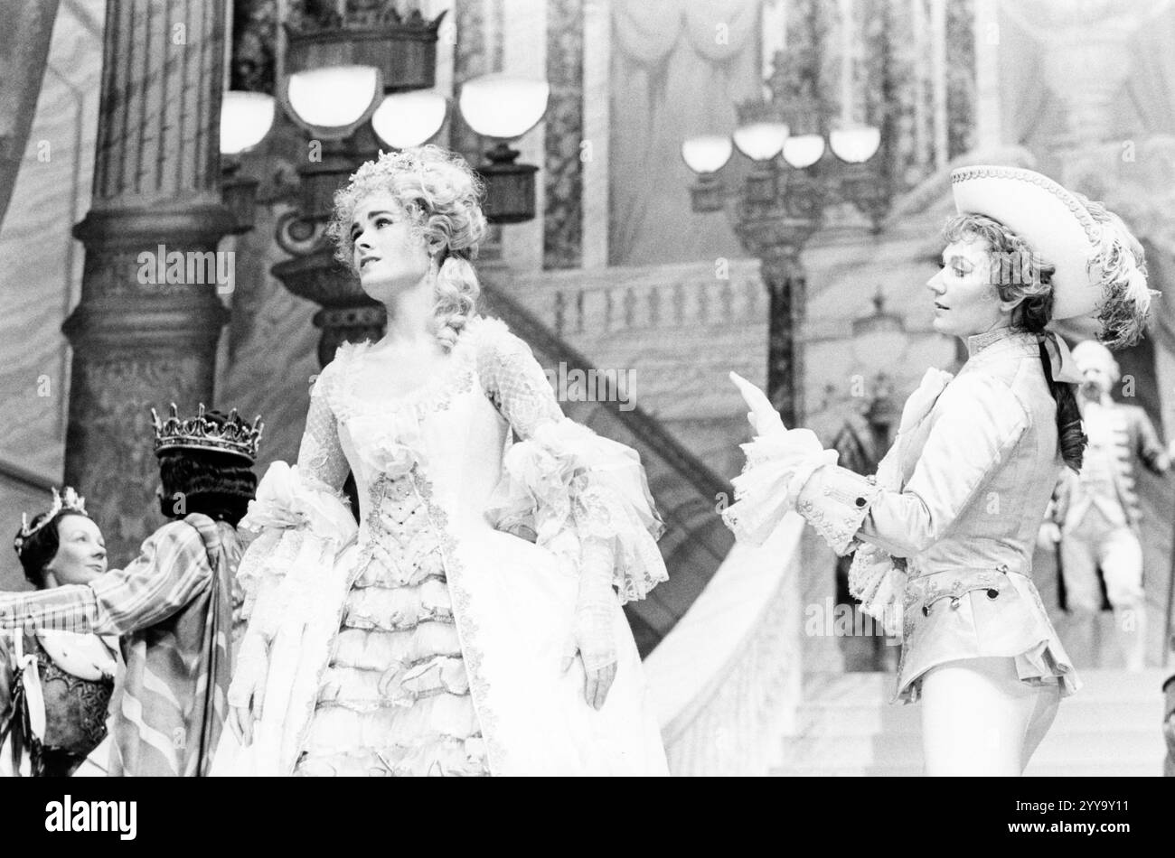 l-r: Janet Dibley (Cinderella), Susan Fleetwood (Prince Charming) in ...