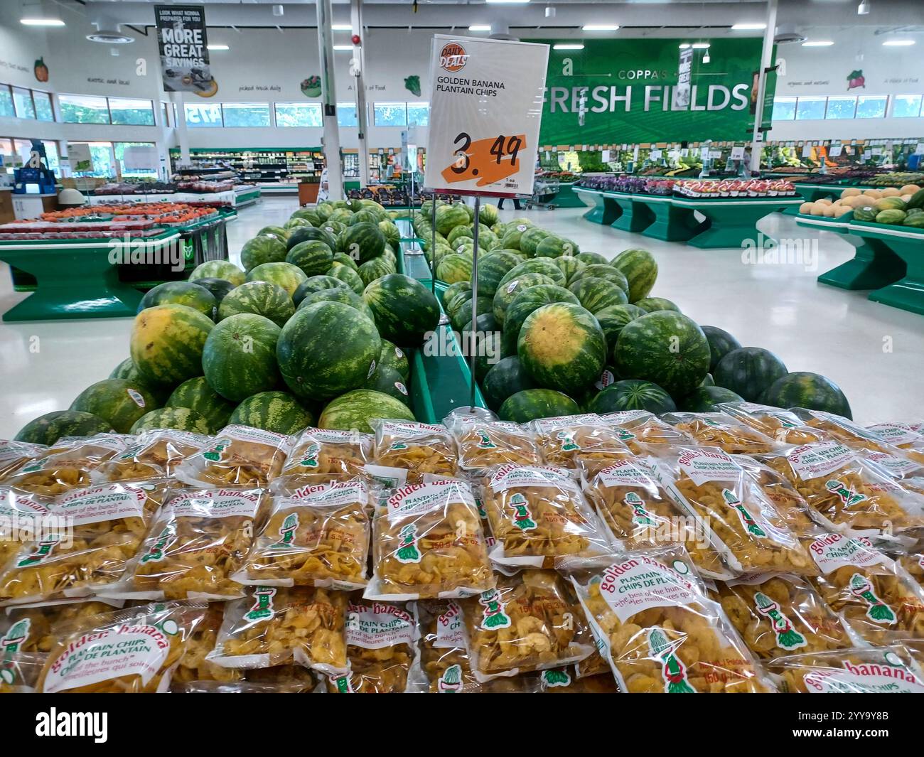Toronto, On, Canada - October 30, 2024: Inverior view at the aisles and ...