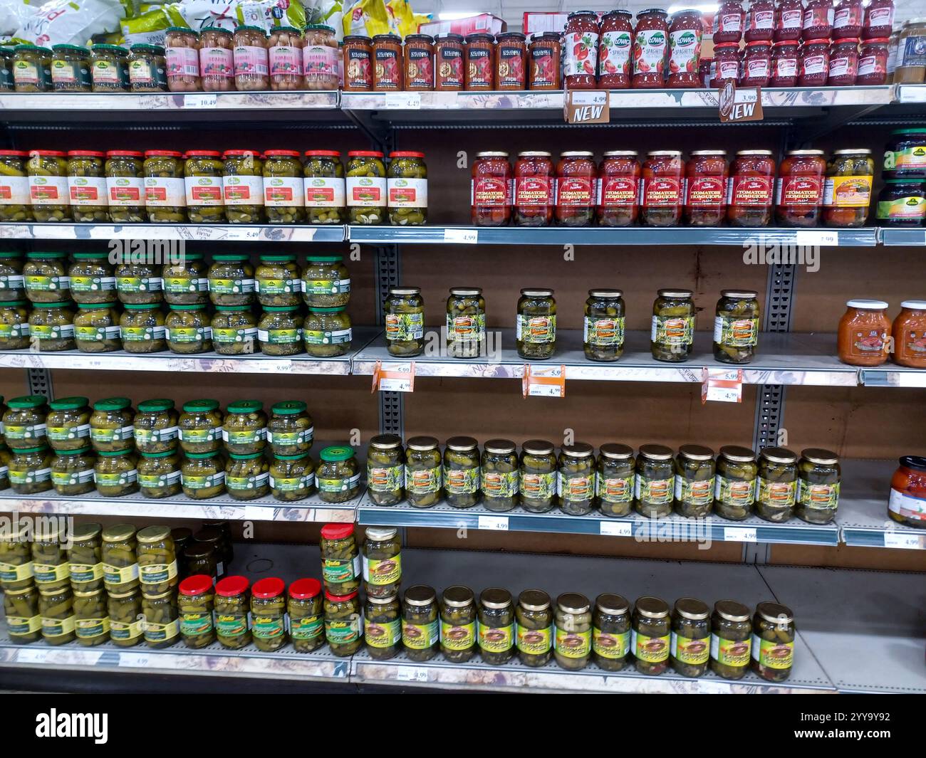 Toronto, On, Canada - October 30, 2024: Inverior view at the aisles and ...