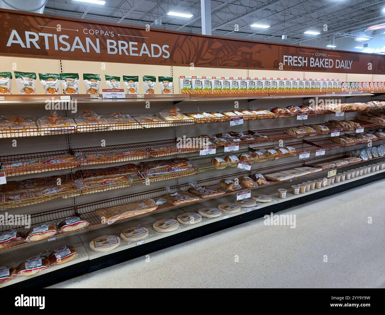 Toronto, On, Canada - October 30, 2024: Inverior view at the aisles and ...