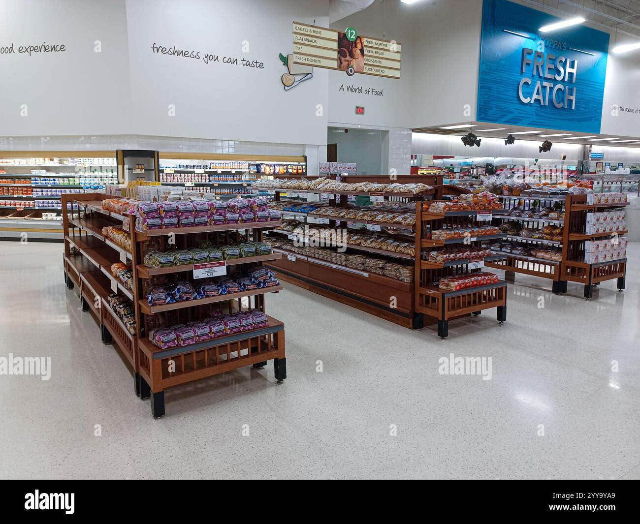 Toronto, On, Canada - October 30, 2024: Inverior view at the aisles and ...
