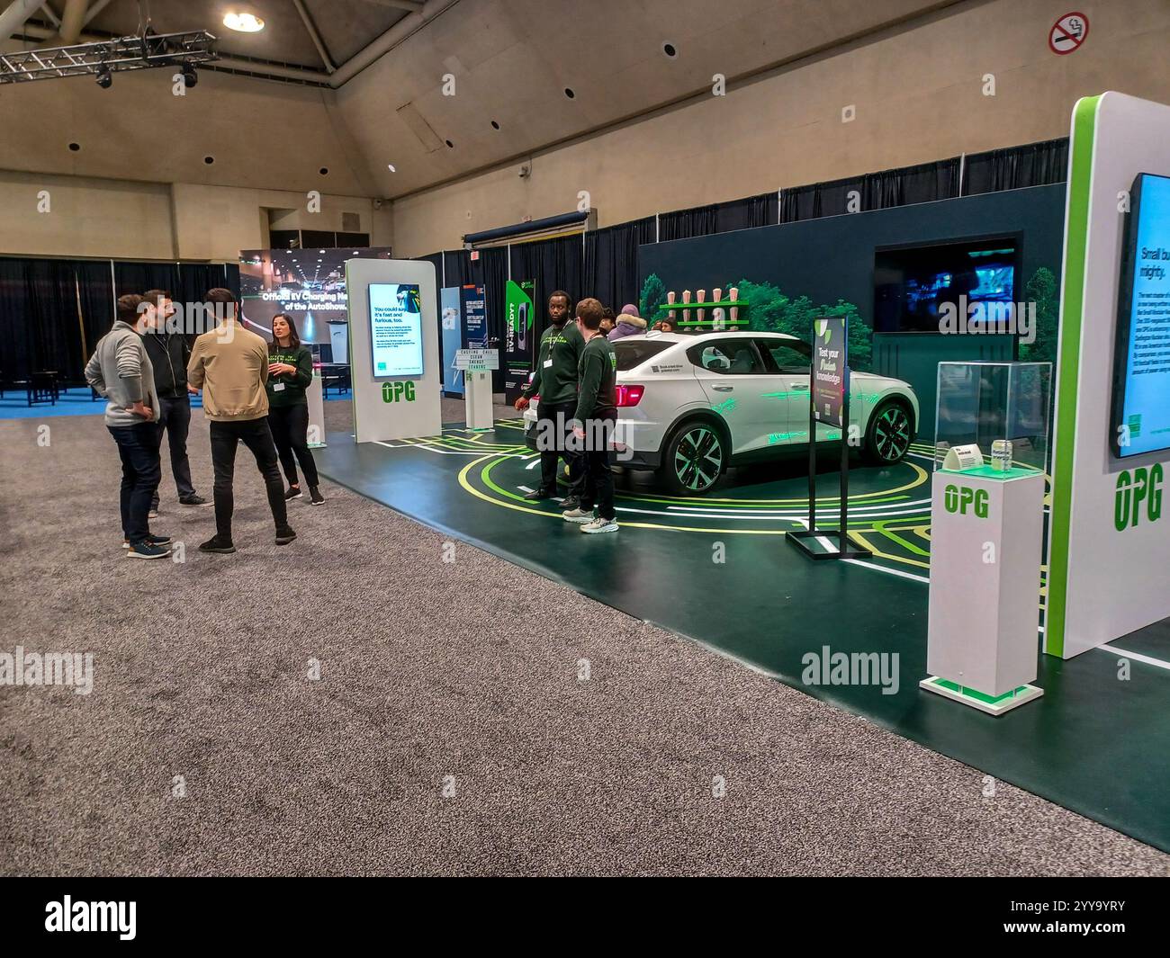 Toronto, ON, Canada - February 16, 2024: Car presented at the 2024 ...
