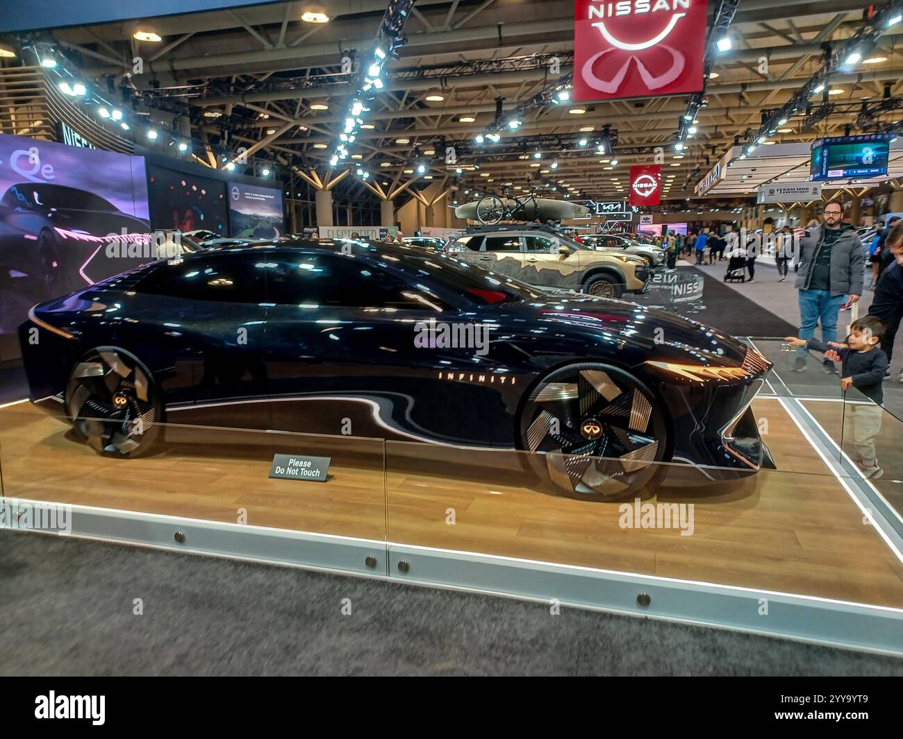 Toronto, ON, Canada - February 16, 2024: Car presented at the 2024 ...