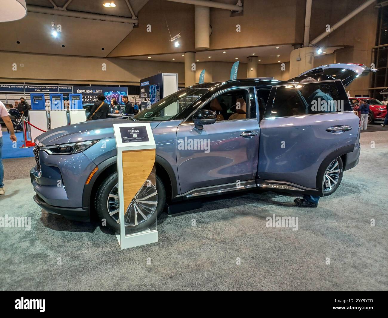 Toronto, ON, Canada - February 16, 2024: Car presented at the 2024 ...