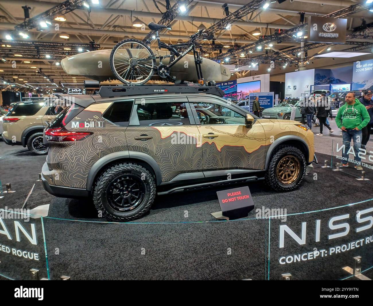 Toronto, ON, Canada - February 16, 2024: Car presented at the 2024 ...