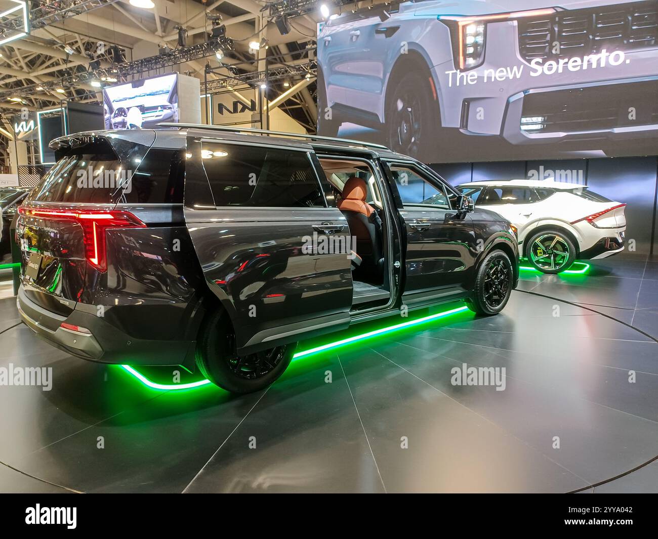 Toronto, ON, Canada - February 16, 2024: Car presented at the 2024 ...