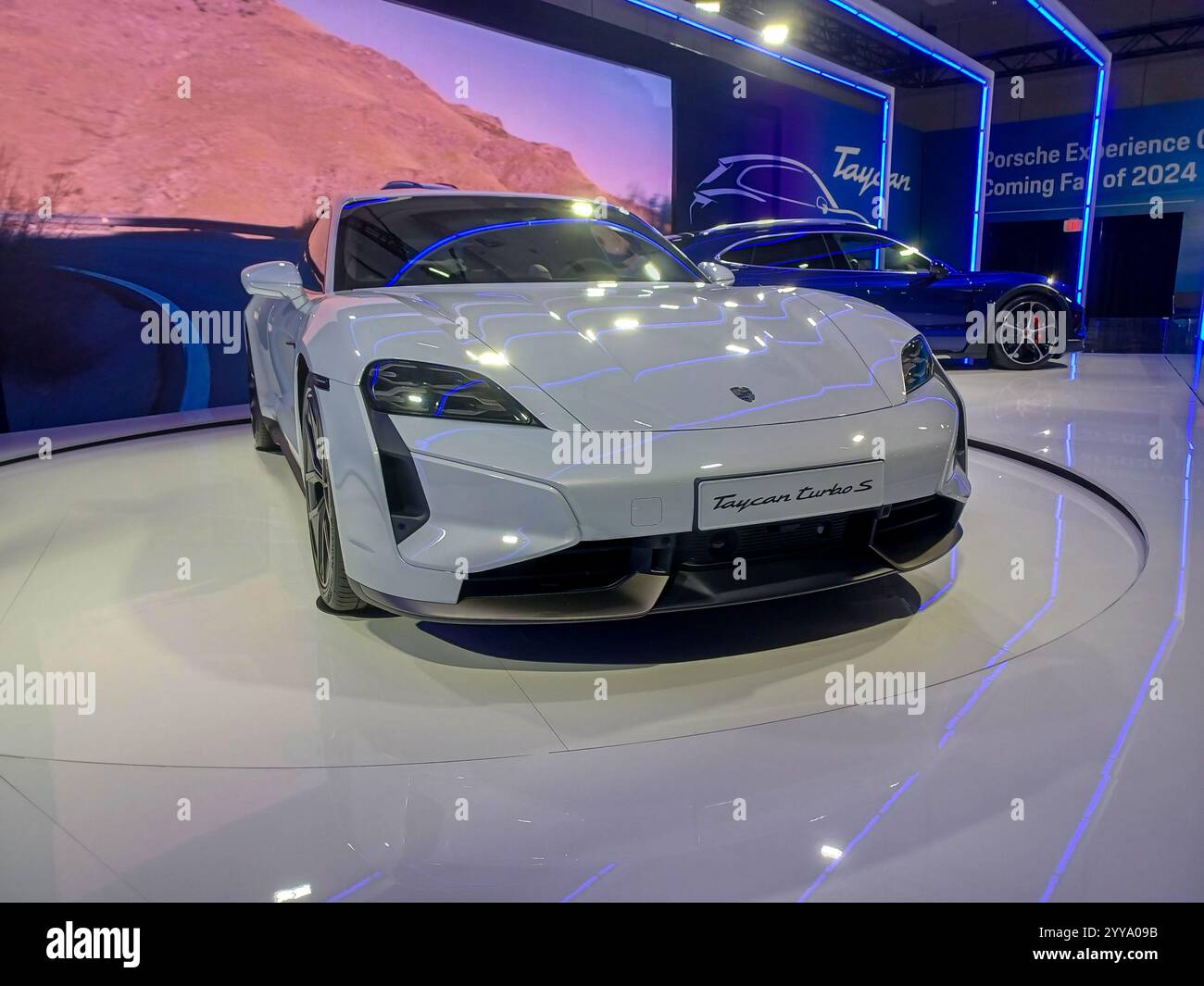 Toronto, ON, Canada - February 16, 2024: Car presented at the 2024 ...