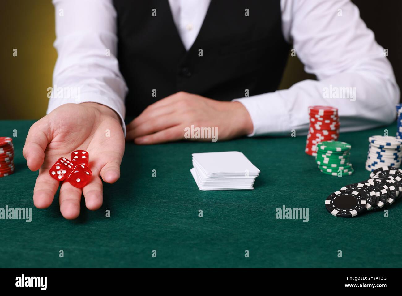 Gambling croupier hi-res stock photography and images - Alamy