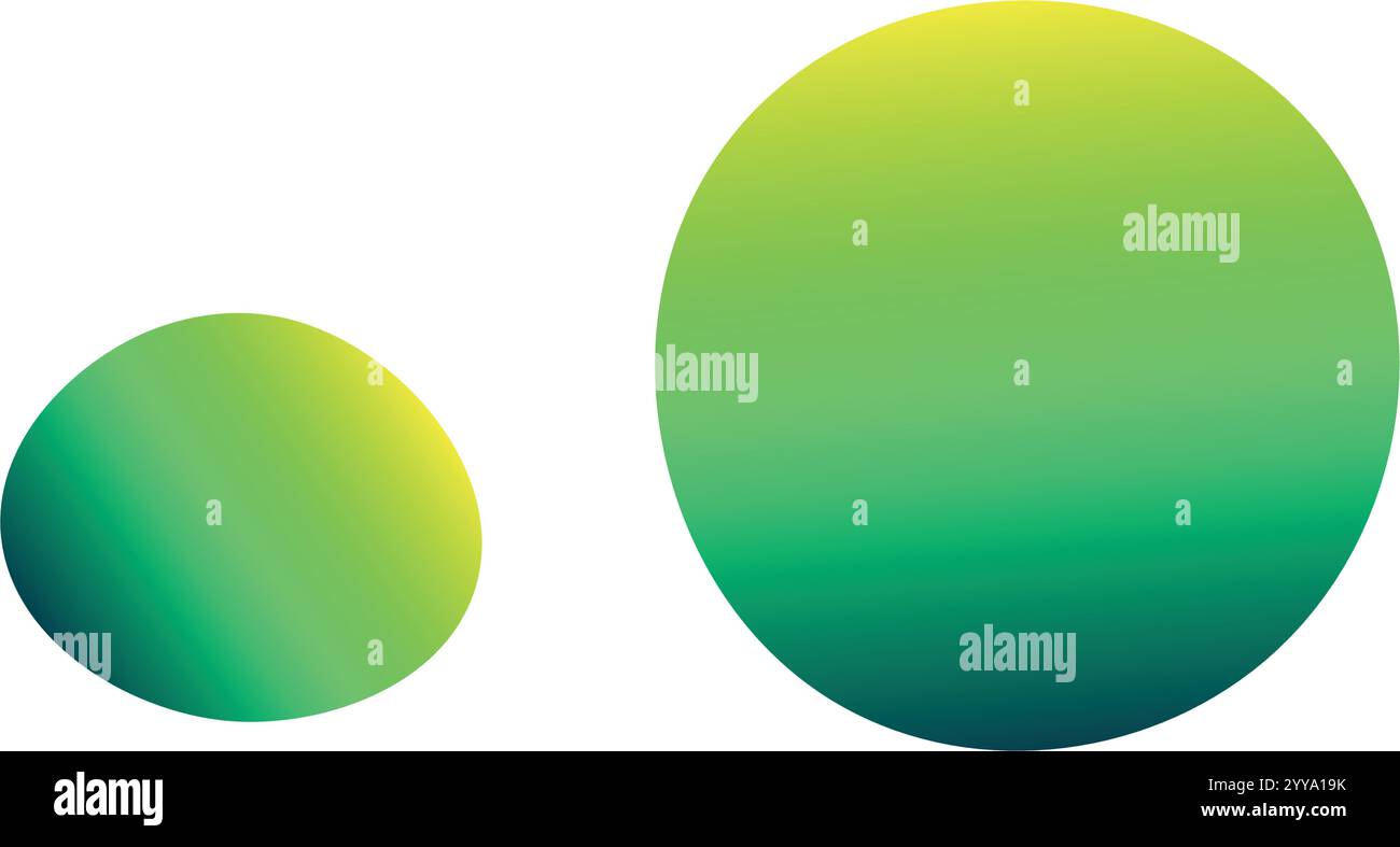 Minimalist yellow gradient circles on Stock Vector Images - Alamy