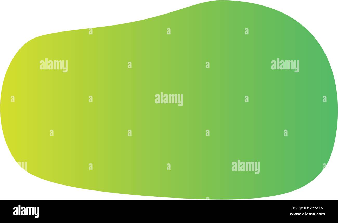 Green and Yellow Blob Gradient Shape Stock Vector Image & Art - Alamy