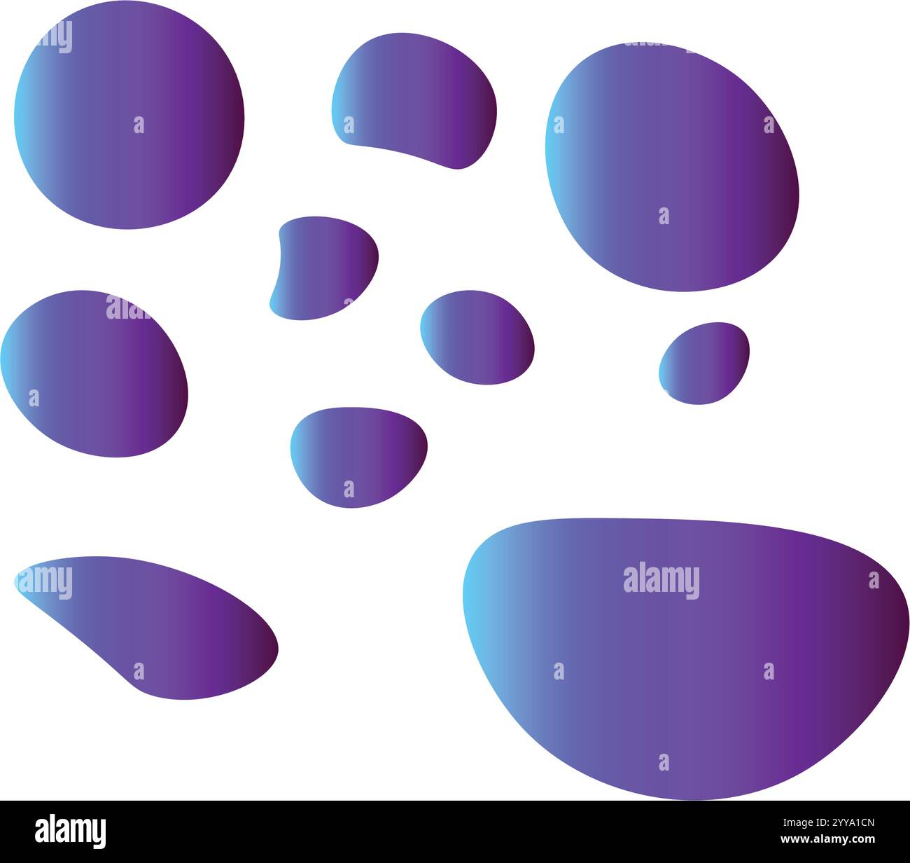 Bold purple shapes Cut Out Stock Images & Pictures - Alamy