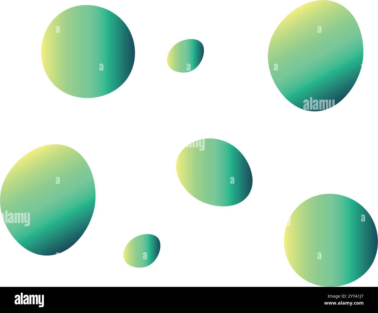 Green Gradient Circles with Dynamic Layout Stock Vector Image & Art - Alamy