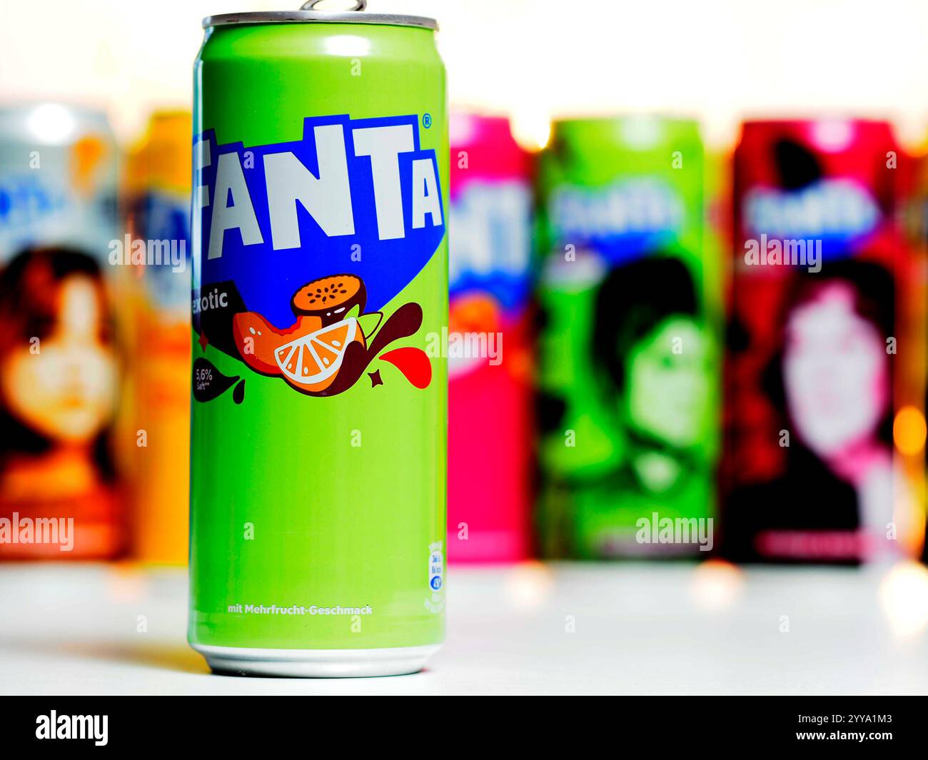 Germany. 20th Dec, 2024. In this photo illustration, a can of Fanta ...