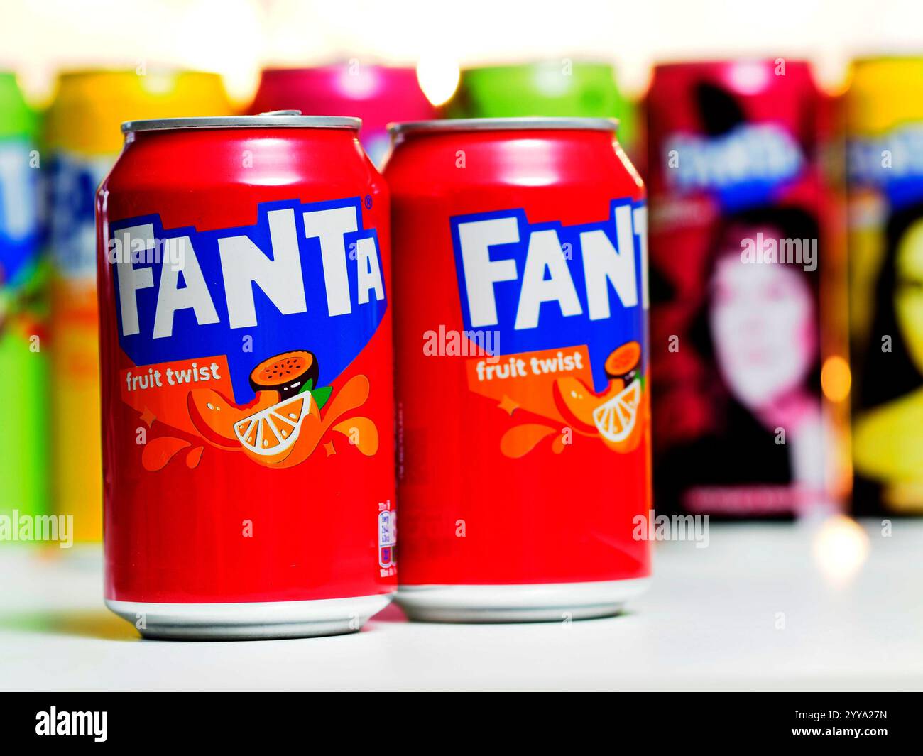 Germany. 20th Dec, 2024. In this photo illustration, a can of Fanta ...