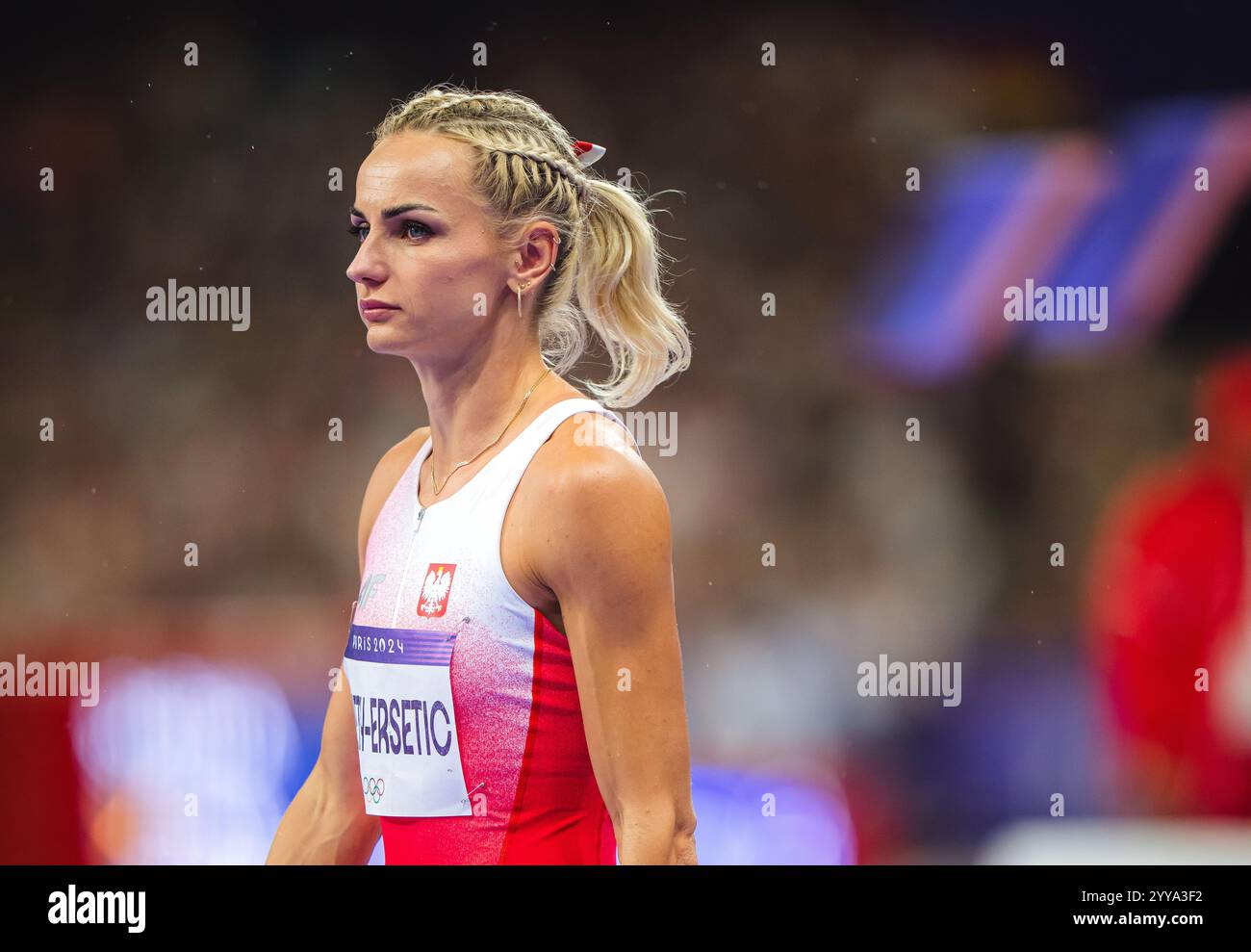 Justyna Święty-Ersetic participating in the 4X400 meters relay mixed at ...